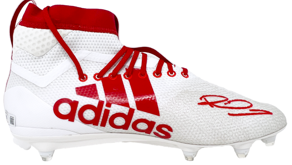 Patrick Mahomes Chiefs Signed White Adidas Game Model Team Issued Clea ...