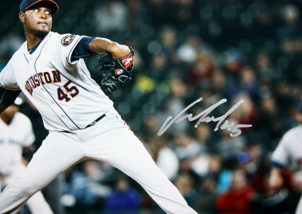 Michael Feliz Autographed Houston Astros 8X10 Pitching Photo- JSA W Au ...