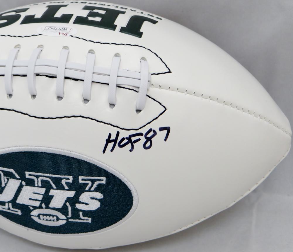 Don Maynard Autographed New York Jets Logo Football W/ HOF- JSA W Auth ...