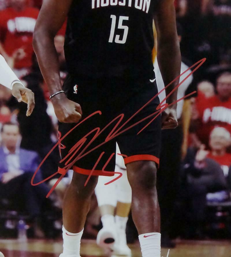 Clint Capela Autographed 16x20 Yelling PF Photo- TriStar Auth *Red ...