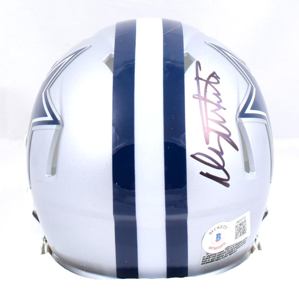 Danny White Autographed Dallas Cowboys Speed Mini Helmet - Beckett W H ...