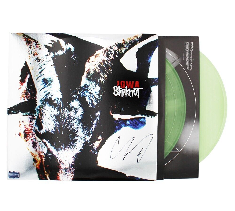 Corey Taylor Signed Slipknot Iowa Translucent Album Cover – Super ...