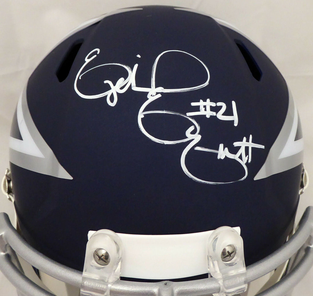 EZEKIEL ELLIOTT AUTOGRAPHED COWBOYS AMP FULL SIZE SPEED HELMET BECKETT ...