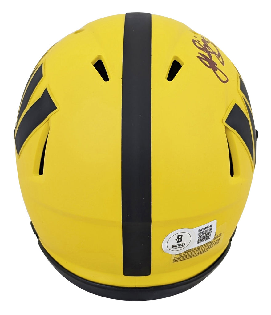 Commanders John Riggins Authentic Signed Rave Speed Mini Helmet BAS Wi ...