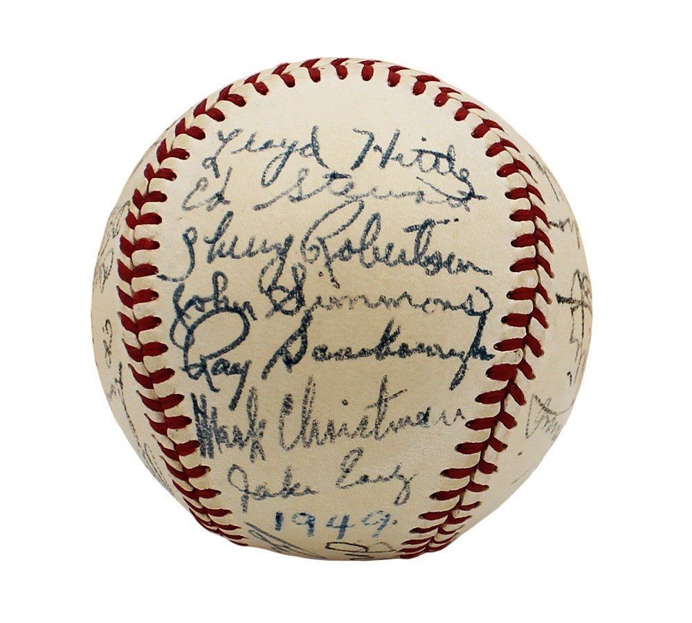 Joe Kuhel & Robert Ortiz Signed WA Senators Official American League B ...