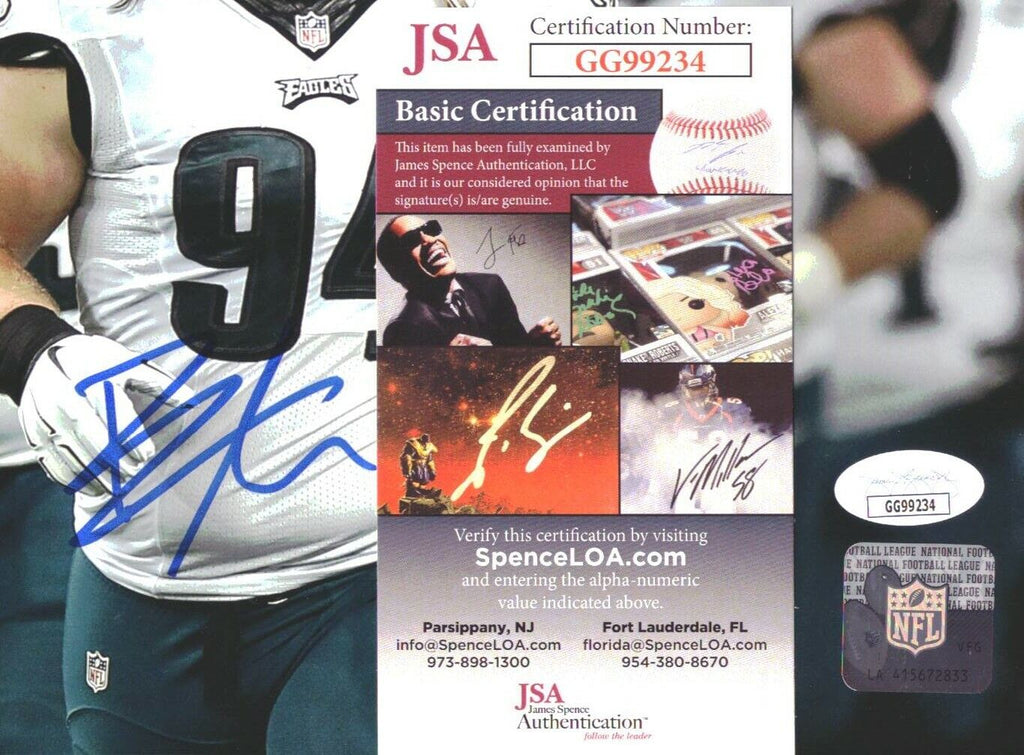Beau Allen Philadelphia Eagles Signed/Autographed 8x10 Photo JSA 15178 ...
