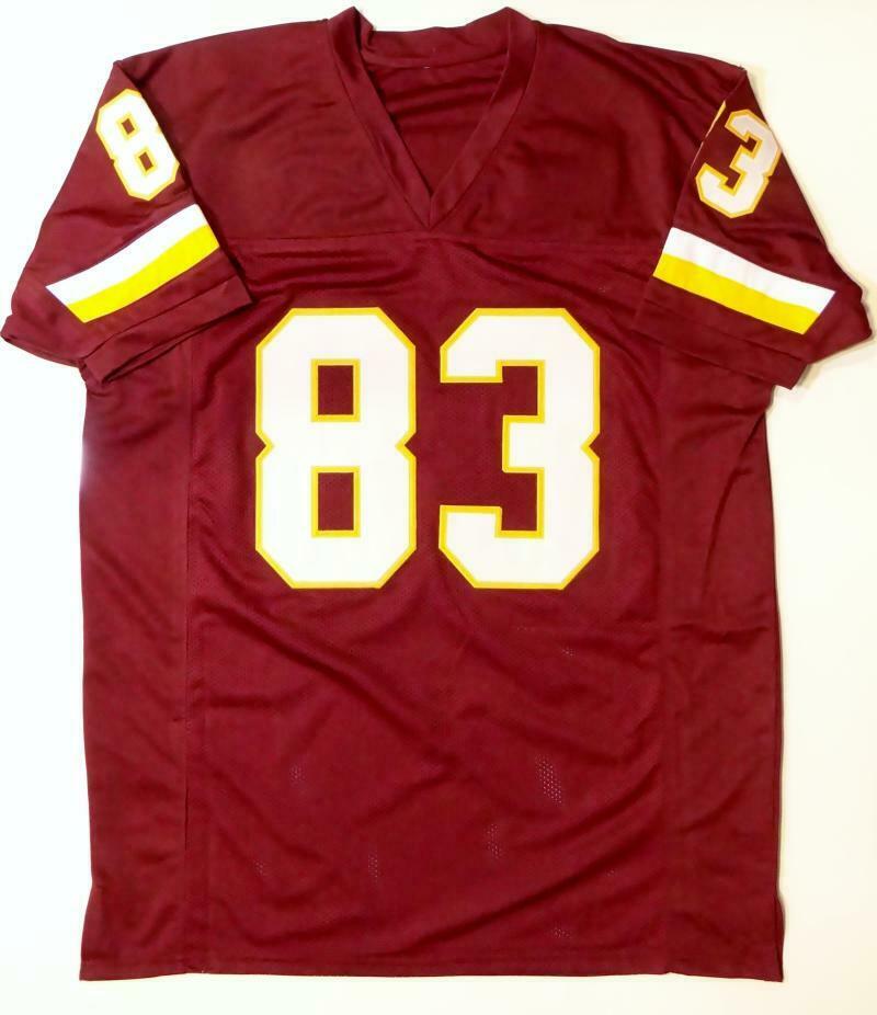 Ricky Sanders Autographed Maroon Pro Style Jersey w/ 2x SB Champs - JS ...