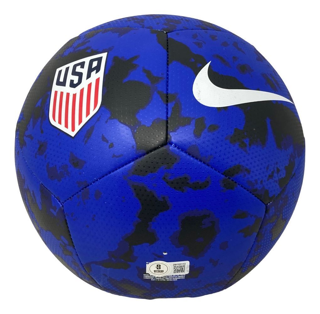 Brandi Chastain Signed USA Blue Nike Soccer Ball BAS ITP – Super Sports ...