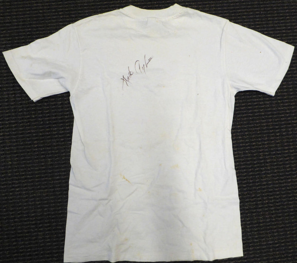 Bears Walter Payton Autographed White Hanes T-Shirt (Stains) Size M JS ...