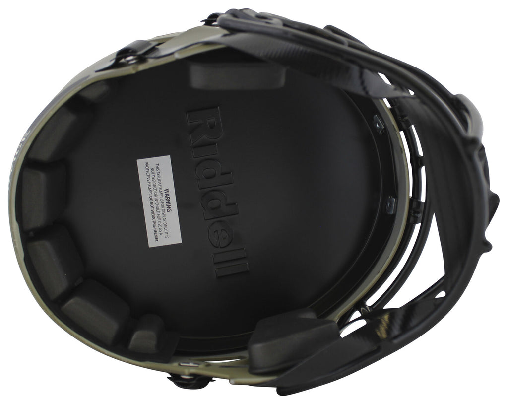 Saints Alvin Kamara Signed Salute To Service Full Size Speed Rep Helme ...