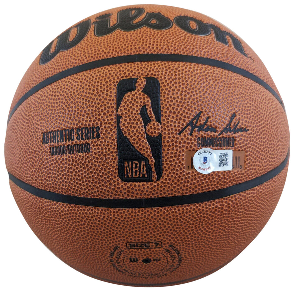 Sonics Gary Payton & Shawn Kemp Authentic Signed Wilson Basketball BAS ...
