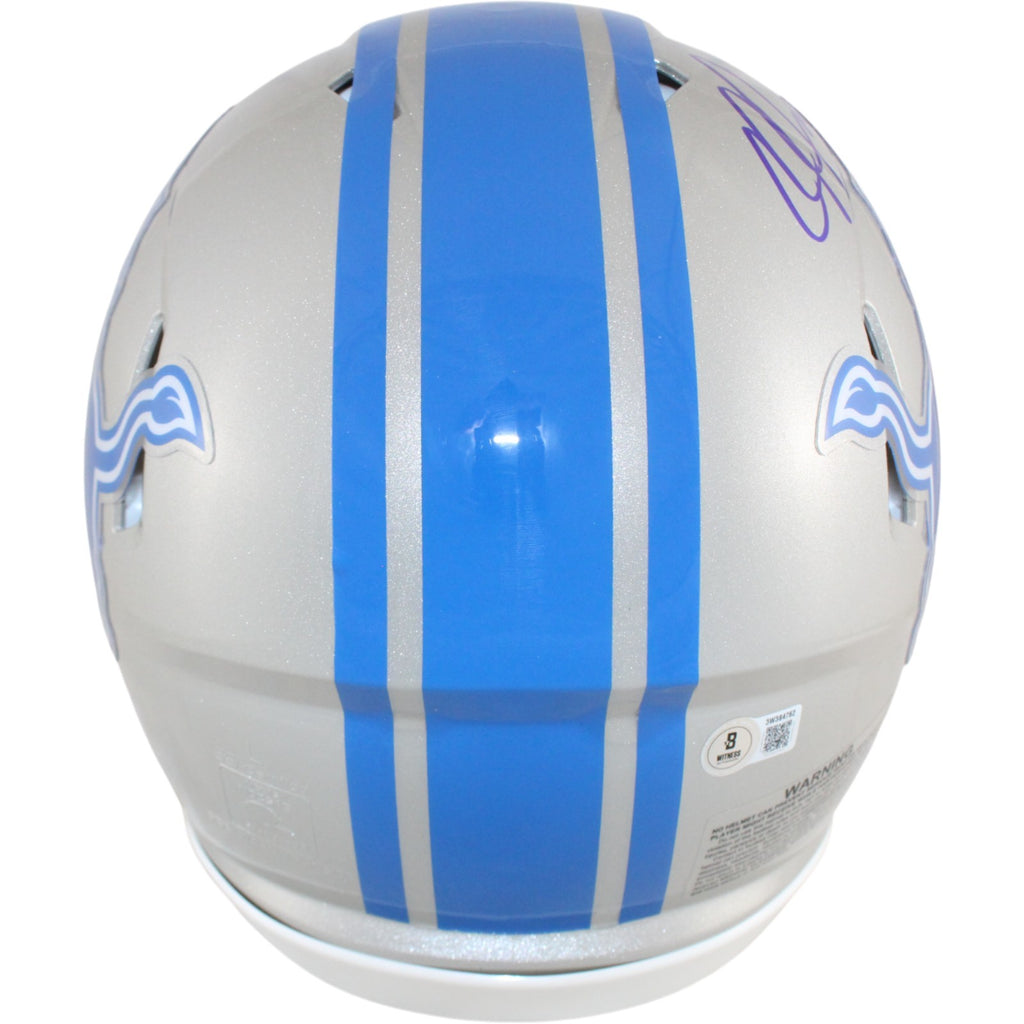 Calvin Johnson Autographed Detroit Lions Authentic TB Helmet Beckett W ...