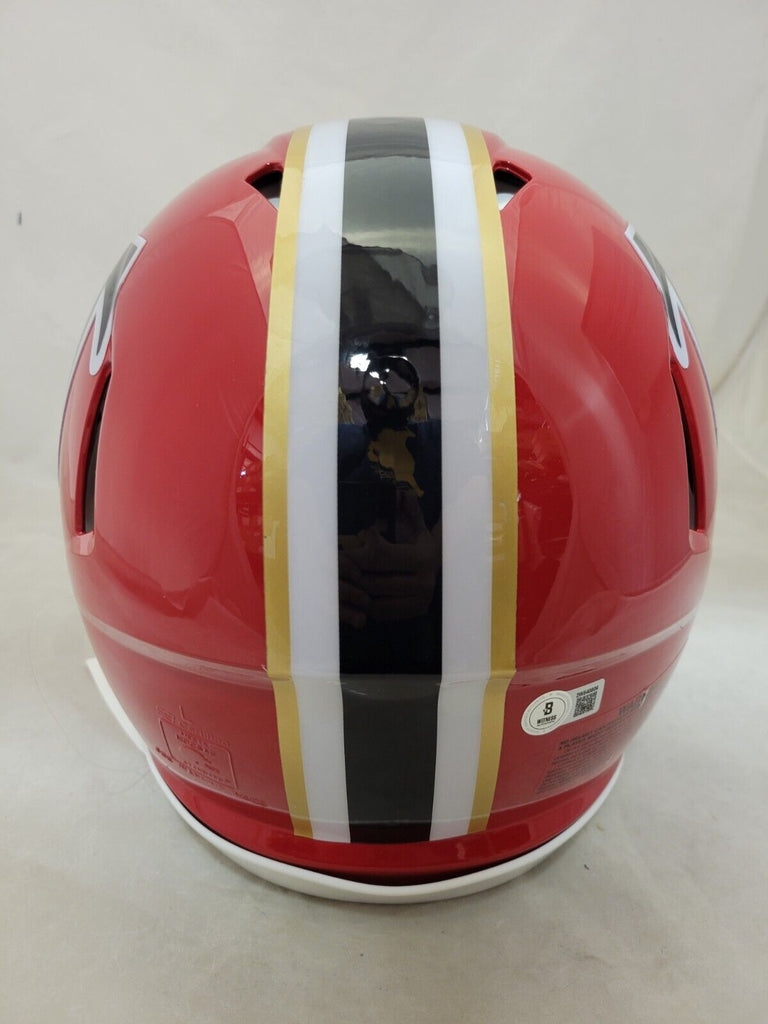 MICHAEL PENIX SIGNED ATLANTA FALCONS FS THROWBACK SPEED AUTHENTIC HELM ...