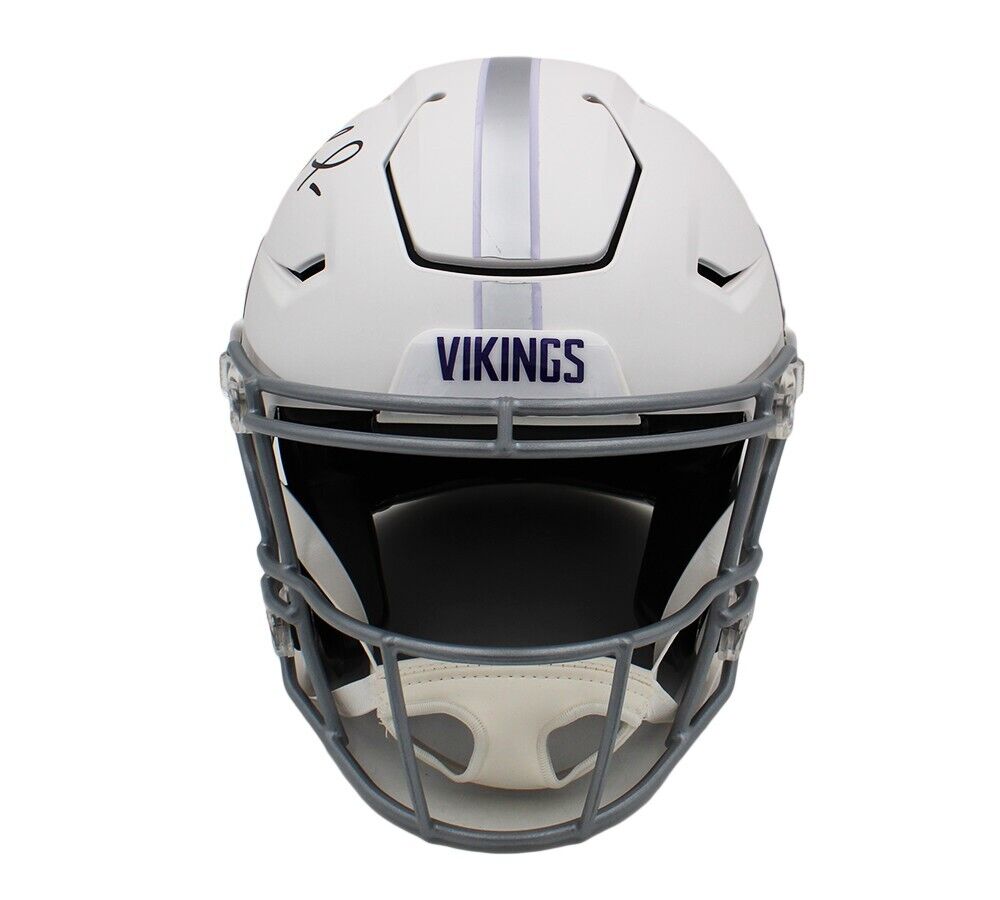 Randy Moss Signed Minnesota Vikings Speed Flex Auth Alternate White NF ...
