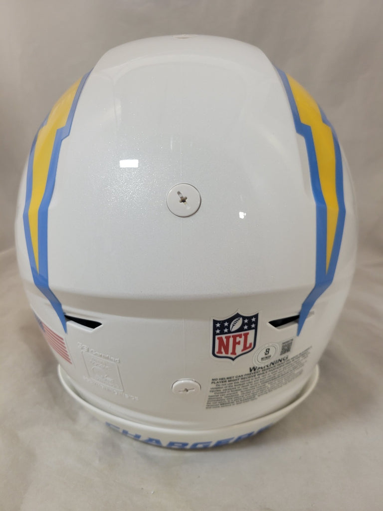 OMARION HAMPTON "BOLT UP" SIGNED LOS ANGELES CHARGERS SPEEDFLEX HELMET ...