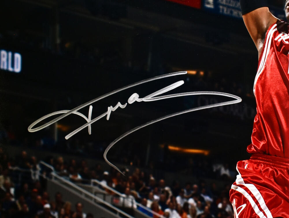 Tracy McGrady Autographed Houston Rockets 16x20 Dunking Photo- Beckett ...