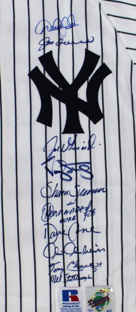 1998 New York Yankees Team Signed Russell LE Jersey - Jeter, Torre, Ra ...