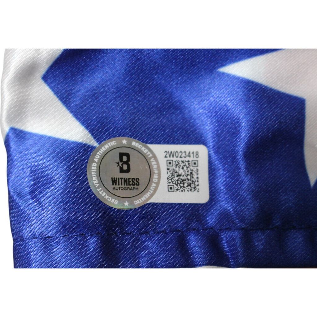 Michael B Jordan Autographed/Signed Creed USA Boxing Trunks Beckett 48 ...