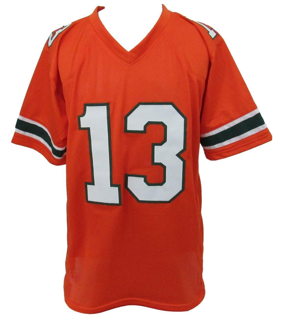 Gino Torretta Signed/Autographed Miami Hurricanes Custom Jersey Becket ...