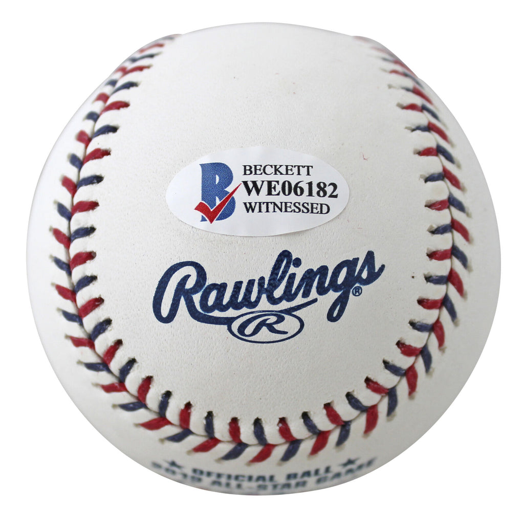 Indians Shane Bieber "19 ASG MVP" Signed 2019 ASG Logo Oml Baseball w ...