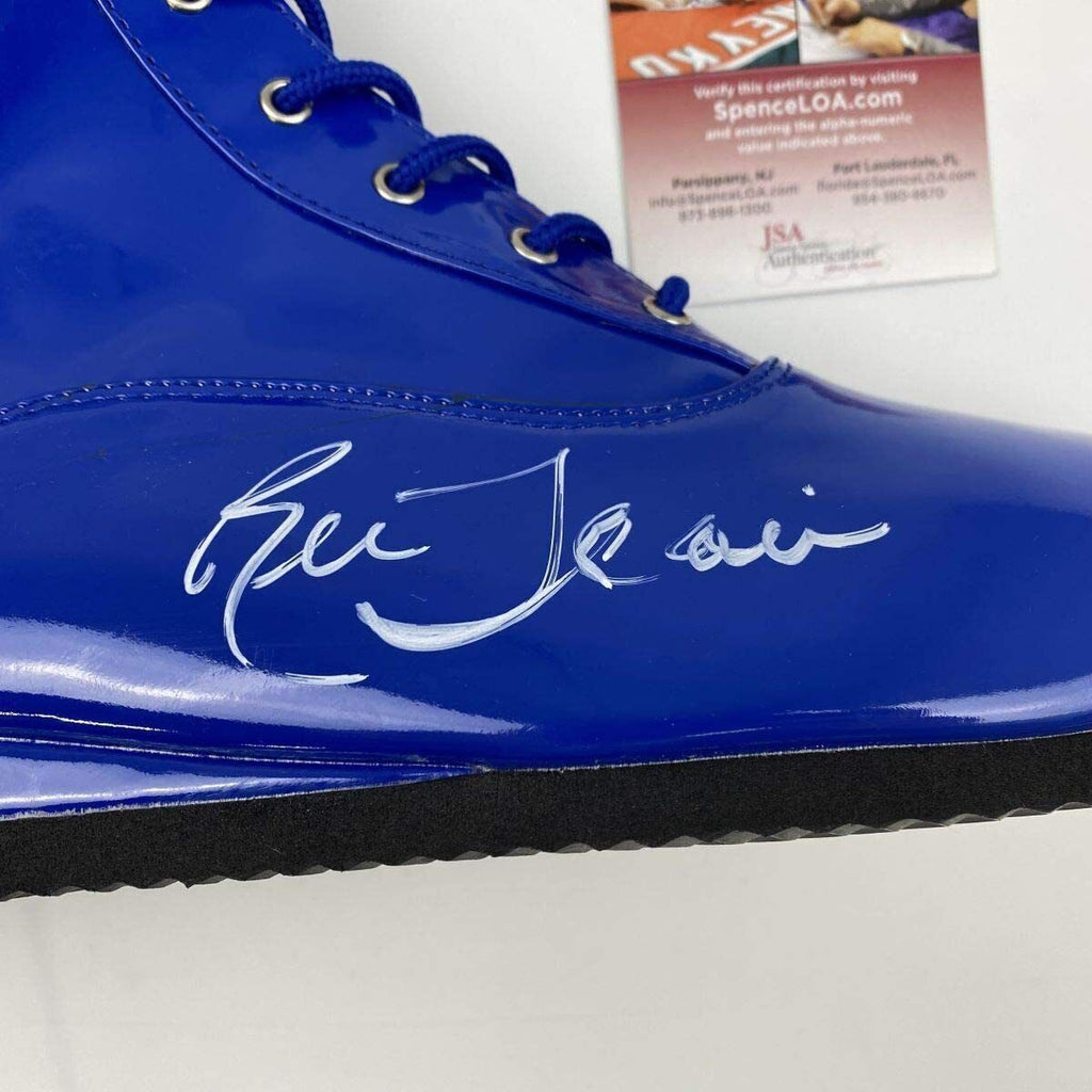 Autographed/Signed RIC FLAIR Blue WWE WWF Wrestling Boot/Shoe JSA COA ...