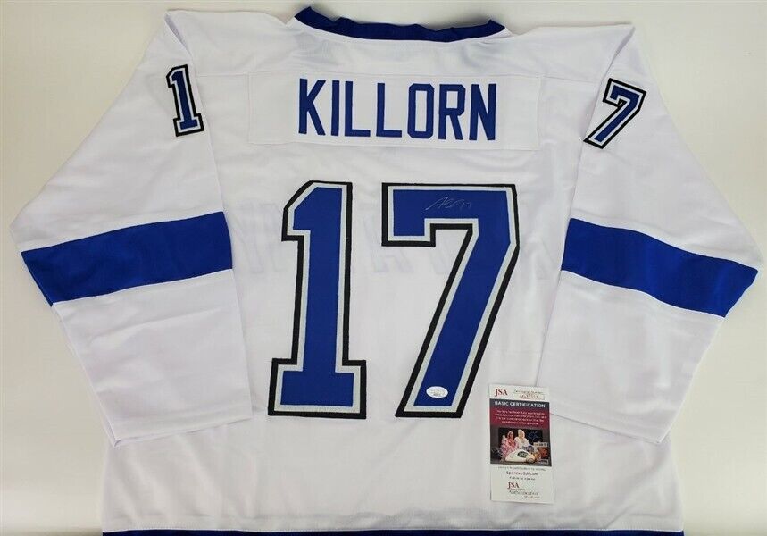 Alex Killorn Signed Tampa Bay Lightning Jersey (JSA COA) 2020 & 2021 S ...