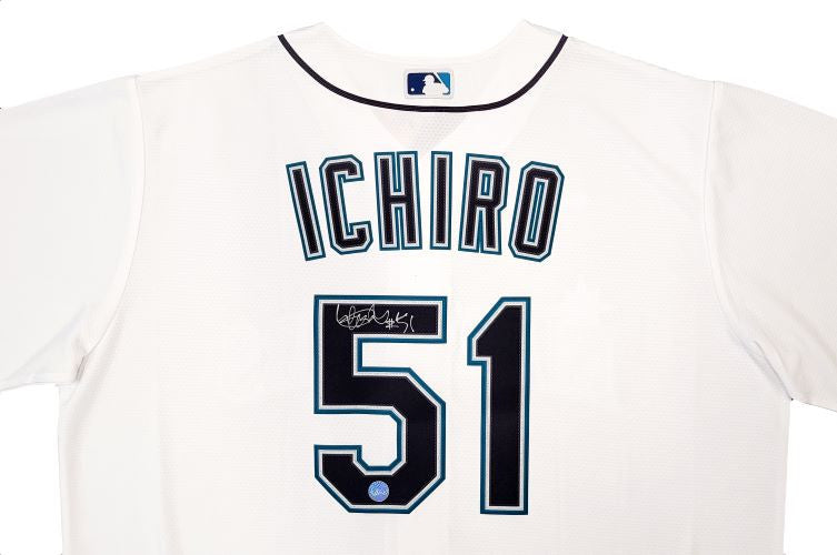 Ichiro Suzuki Signed Seattle Mariners Nike Baseball Jersey Ichiro COA ...
