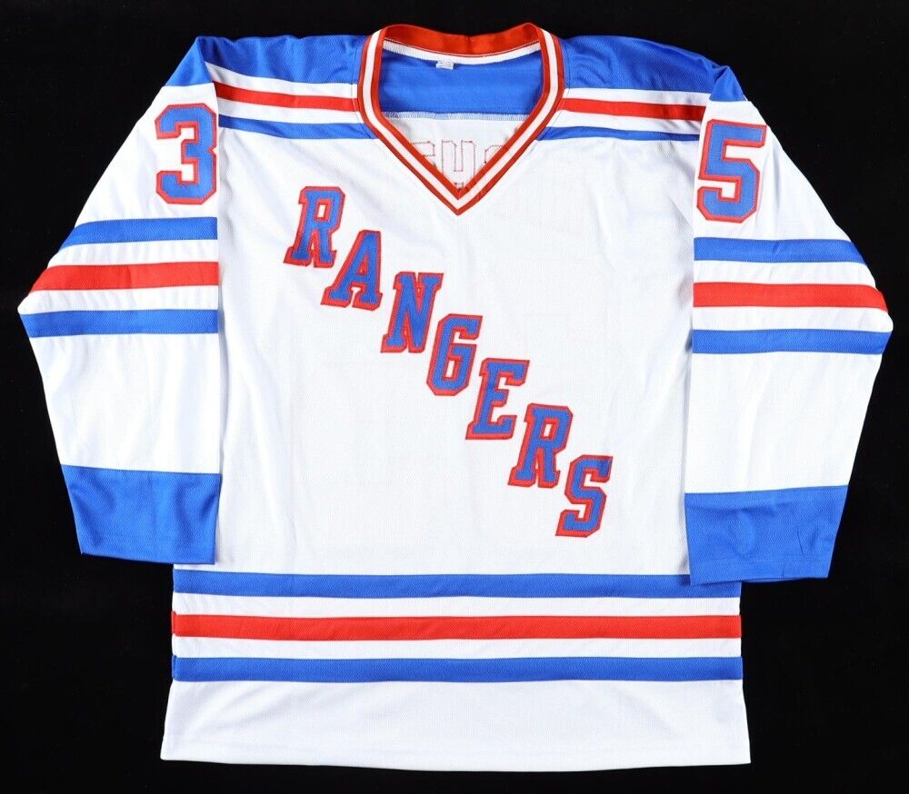 Mike Richter Signed Rangers Jersey Inscribed "94 Cup! (PSA) New York G ...