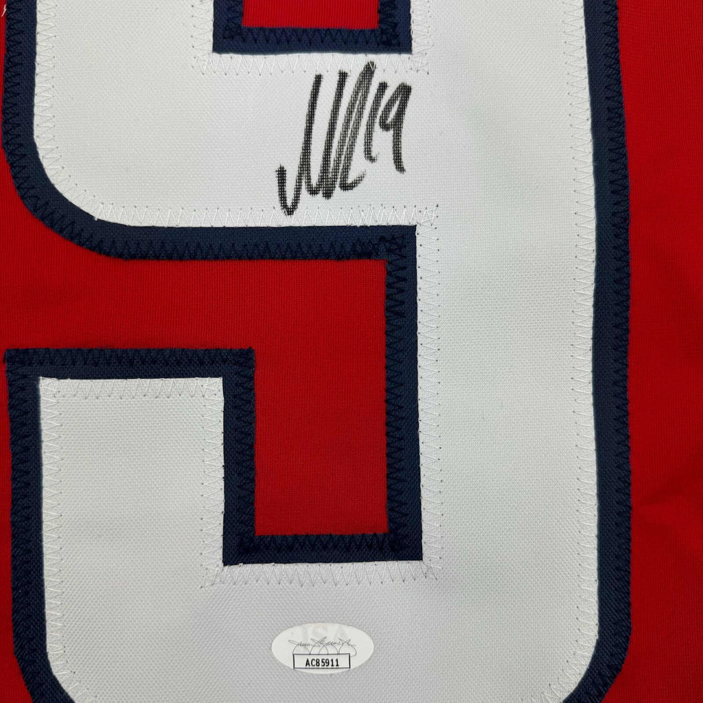 Autographed/Signed Nicklas Backstrom Washington Red Hockey Jersey JSA ...