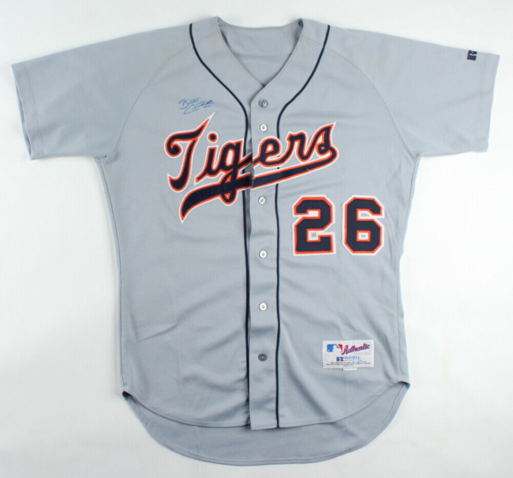 Brent Clevlen Twice Signed Detroit Tigers Russell Athletiic Style Jers ...