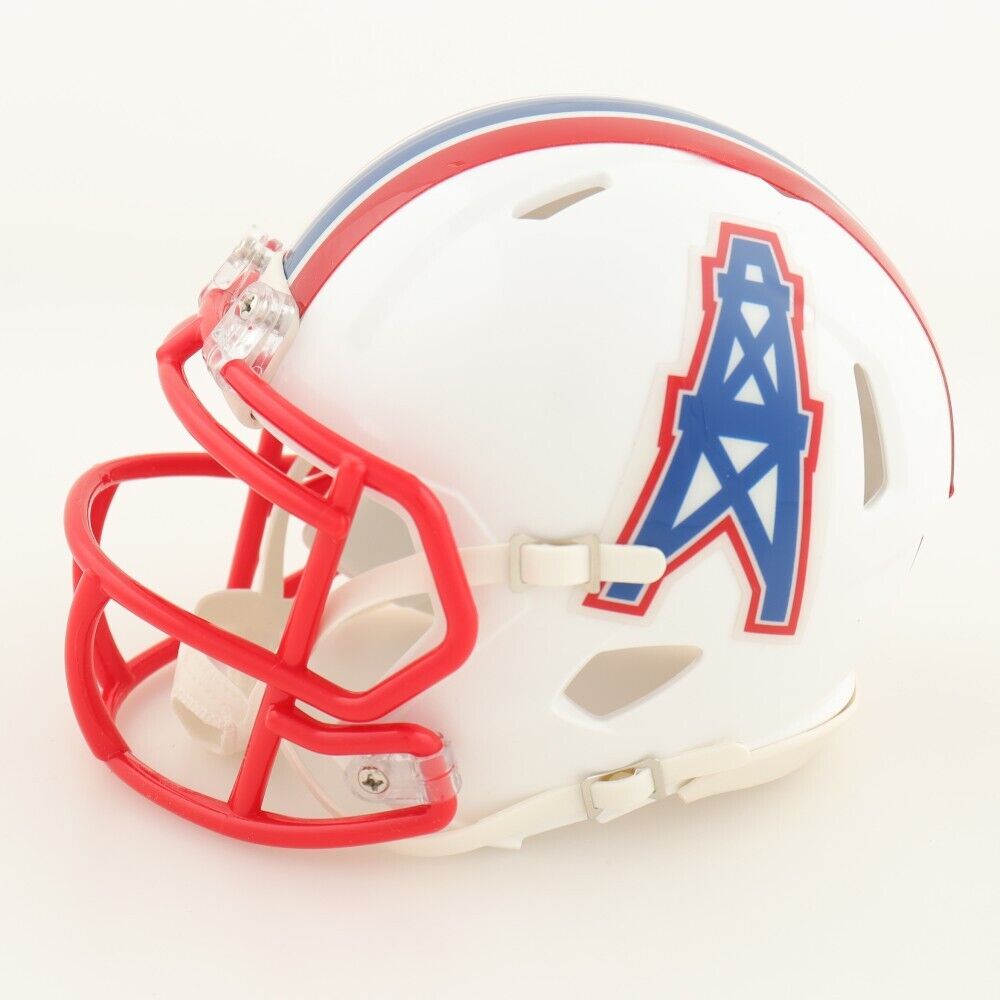 Earl Campbell Signed Houston Oilers Mini Helmet (Beckett) 5xPro Bowl R ...