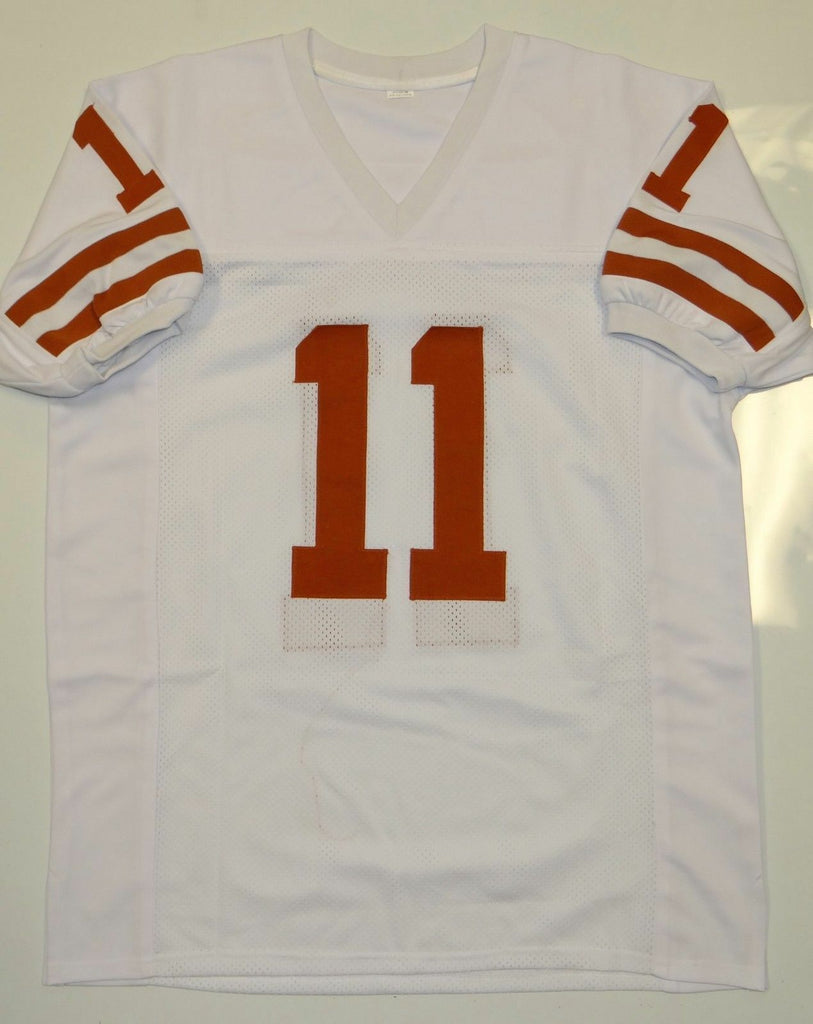 Major Applewhite Autographed White Jersey- JSA W Authenticated – Super ...