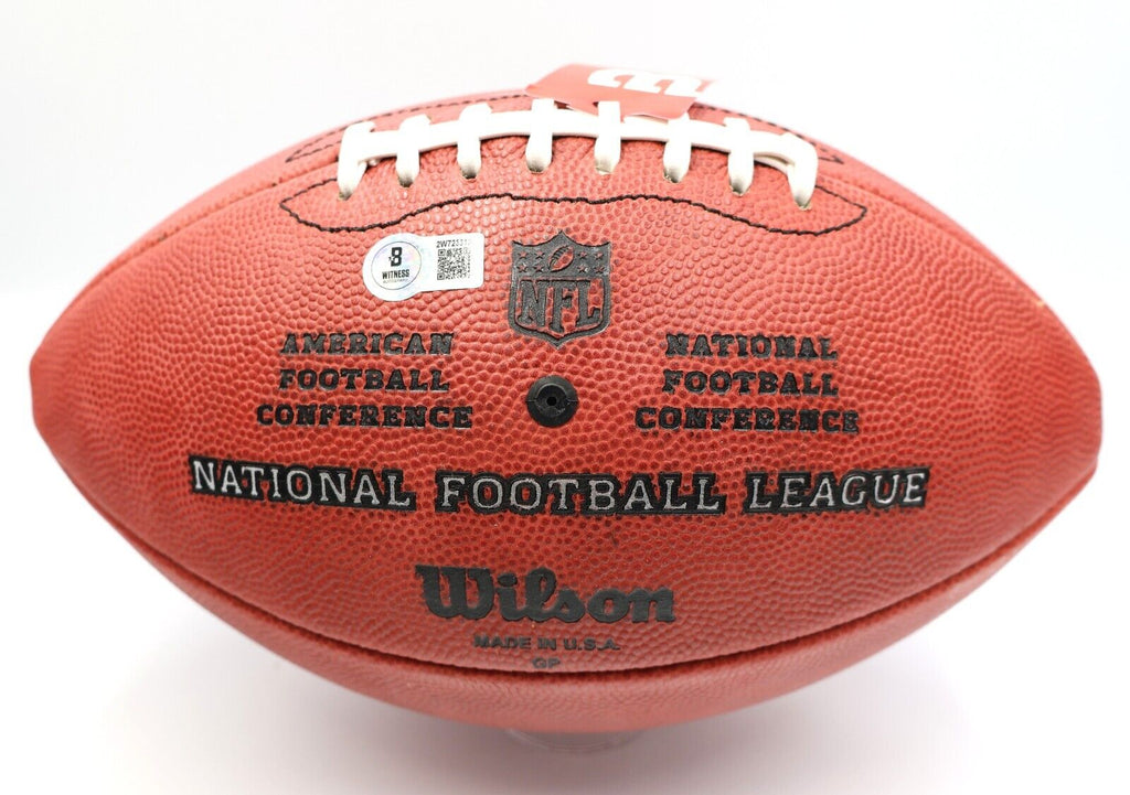 Bo Nix Autographed Wilson "The Duke" NFL Game Ball Beckett COA – Super ...