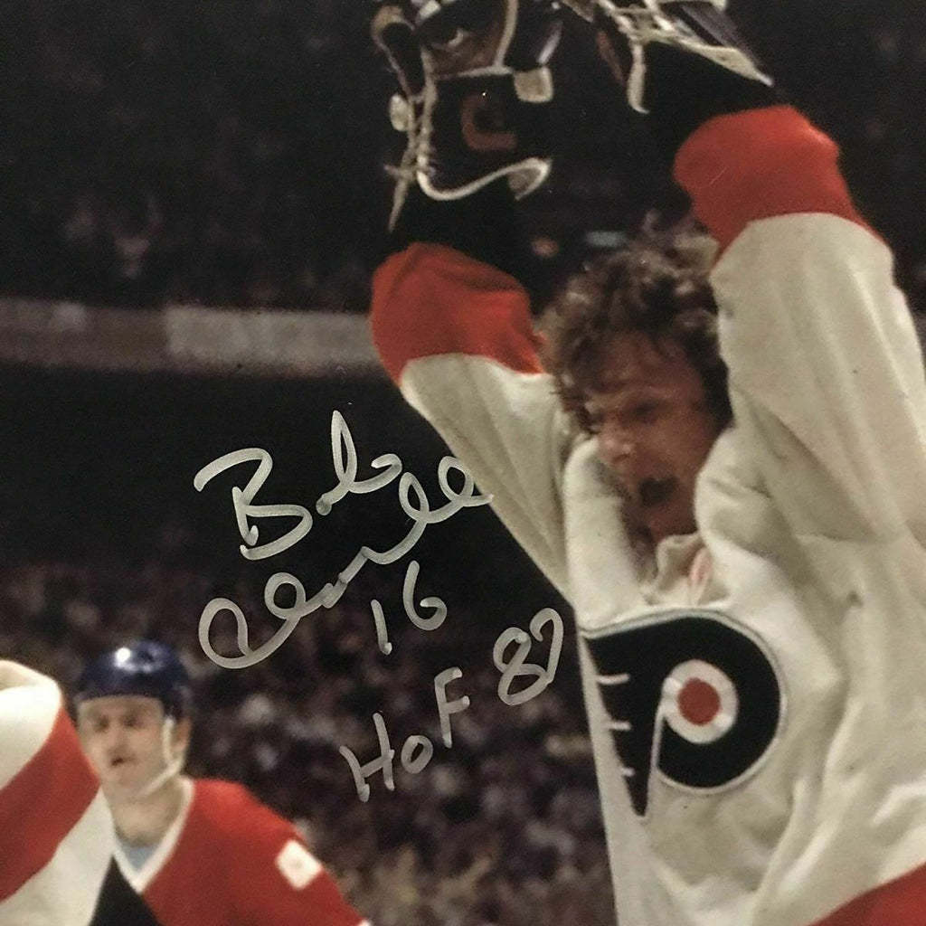 FRAMED Autographed/Signed LCB LINE Leach Bobby Clarke Barber 16x20 Pho ...