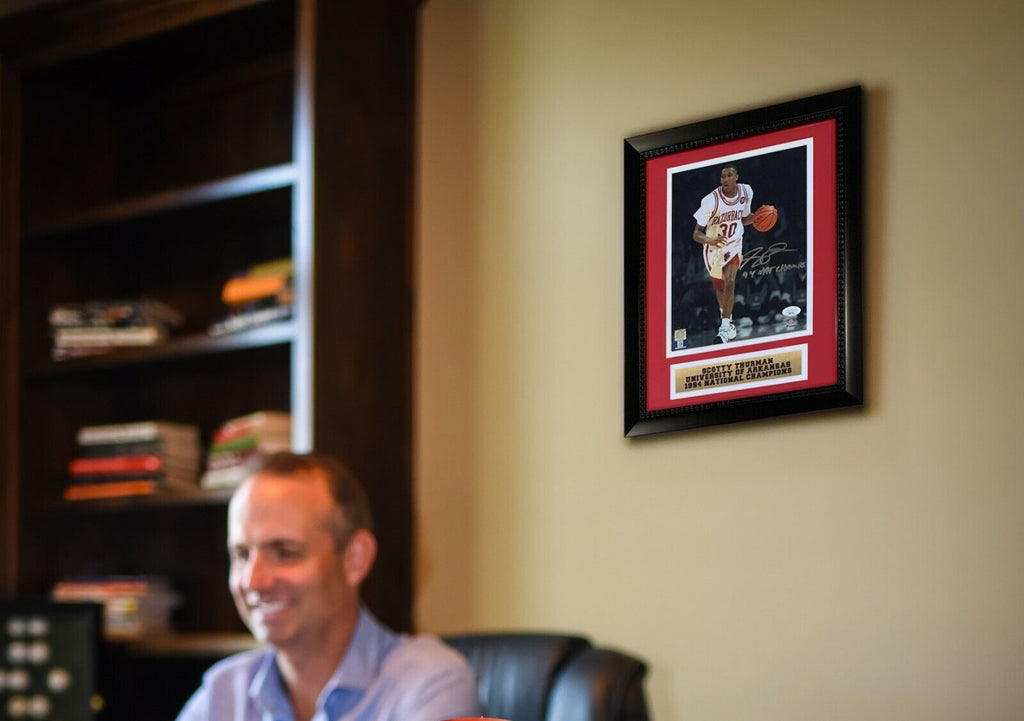 Scotty Thurman Autographed Arkansas 1994 Basketball Framed 8x10 Photo ...