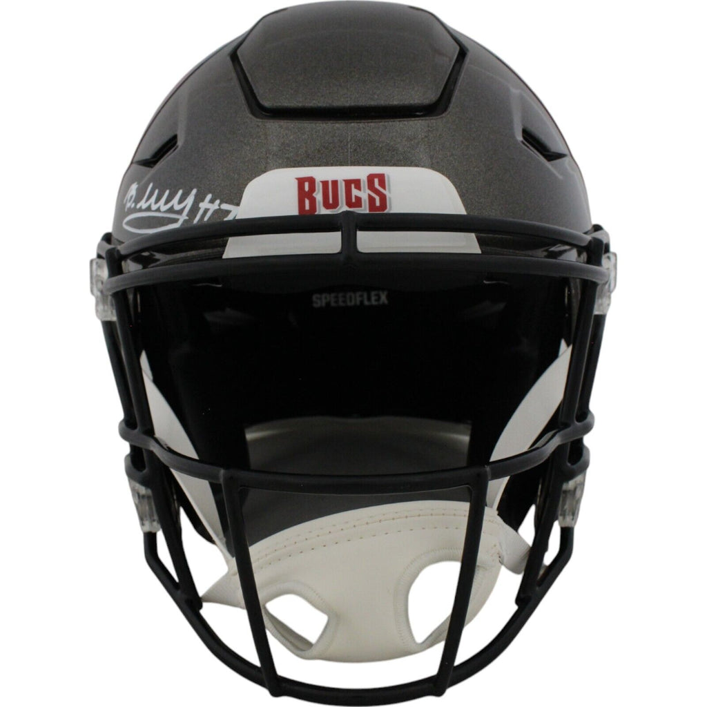 Bucky Irving Autographed Tampa Bay Buccaneers SpeedFlex Helmet Beckett ...