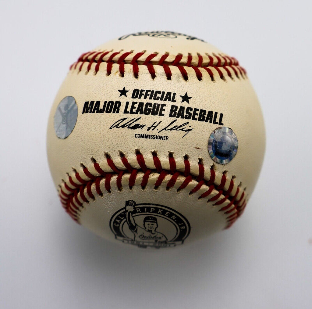 Cal Ripken Jr Baltimore Orioles Retirement Logo Rawlings Baseball Auto ...
