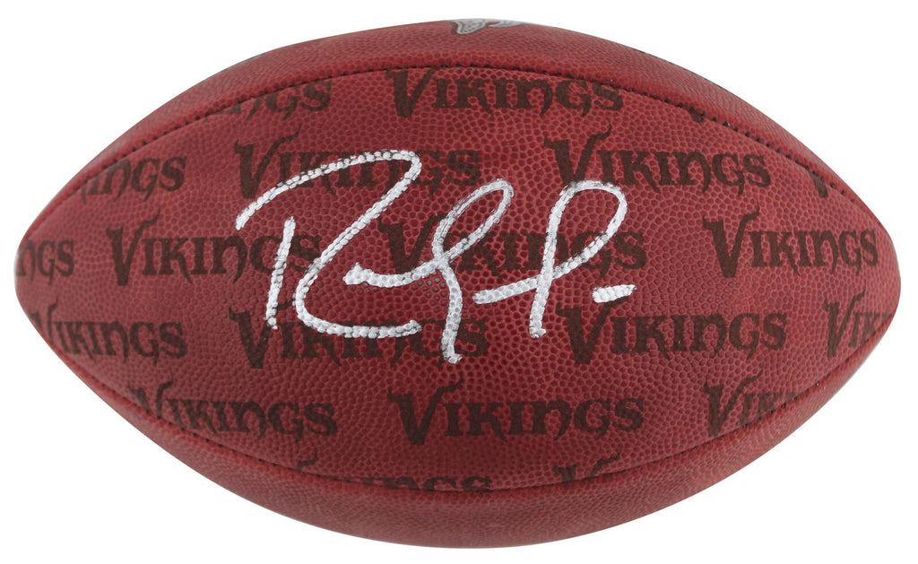 Vikings Randy Moss Signed "The Duke" Team Showcase Football W/ Case BA ...