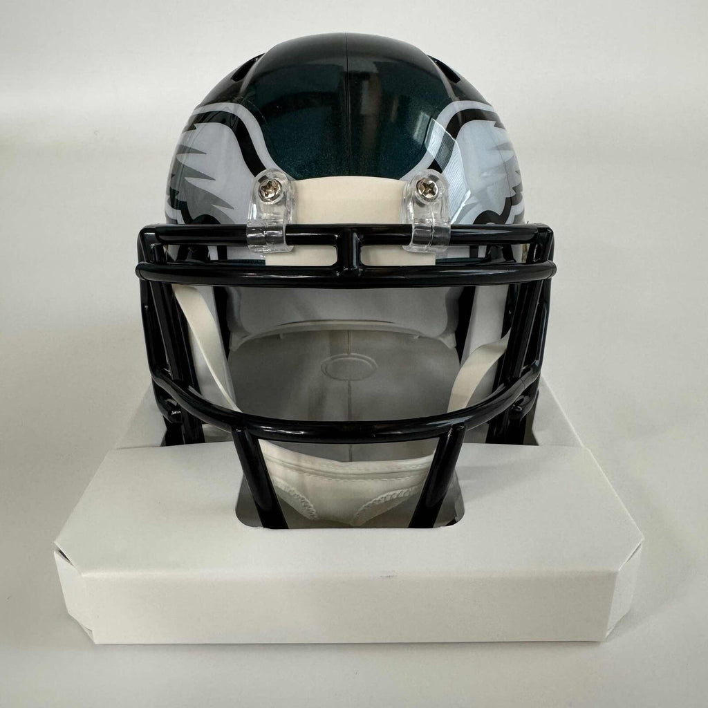 Autographed/Signed Fletcher Cox Philadelphia Eagles Mini Football Helm ...