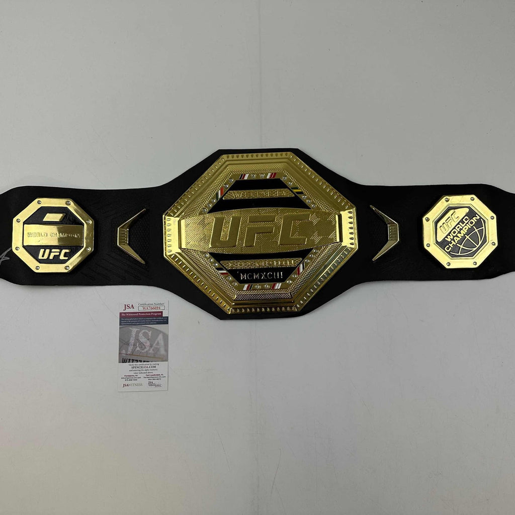 Autographed/Signed Israel Izzy Adesanya Replica UFC Championship Belt ...