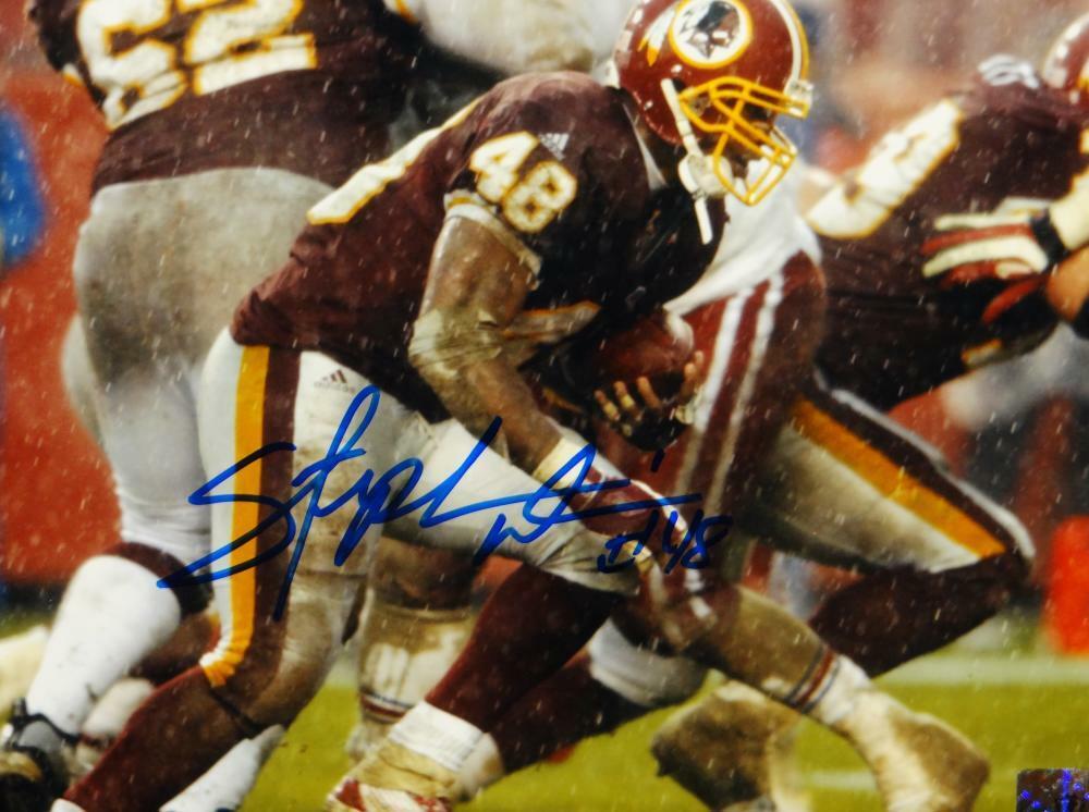 Stephen Davis Autographed Redskins 8x10 Running Photo- The Jersey Sour ...