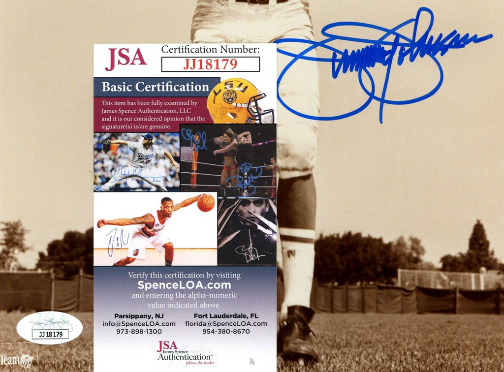 Jimmy Johnson HOF San Francisco 49ers Signed/Autographed 8x10 Photo JS ...