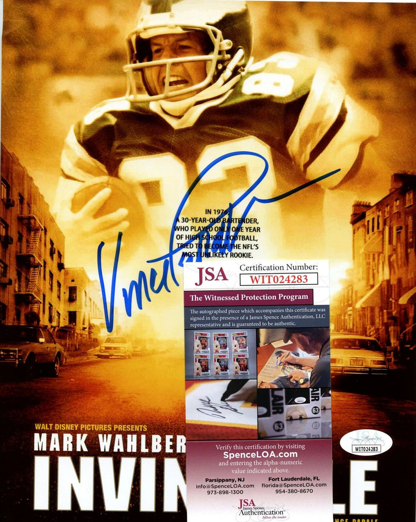 Vince Papale Eagles Autographed/Signed 8x10 Invincible Photo JSA 15426 ...
