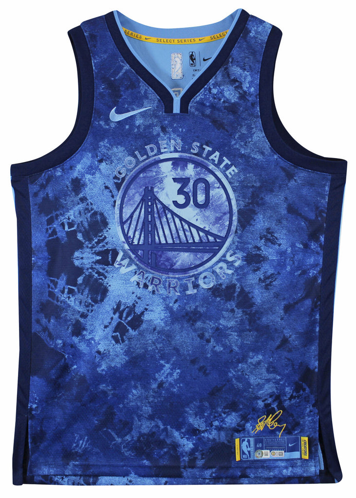 Stephen Curry Signed Blue Creators in The Paint Nike Jersey BAS Wit #1 ...