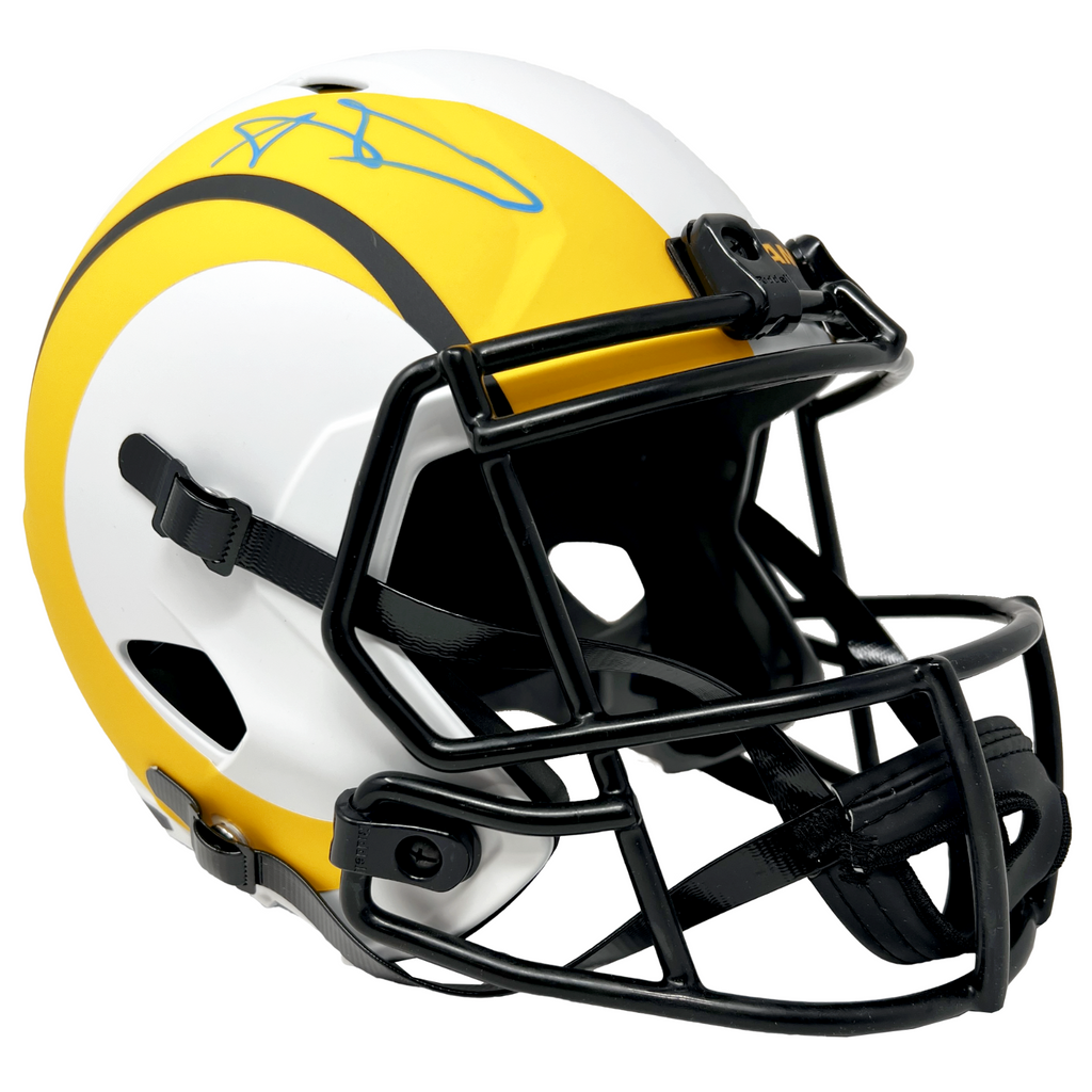 Aaron Donald Los Angeles Rams Signed Riddell Lunar Speed Replica Helme ...