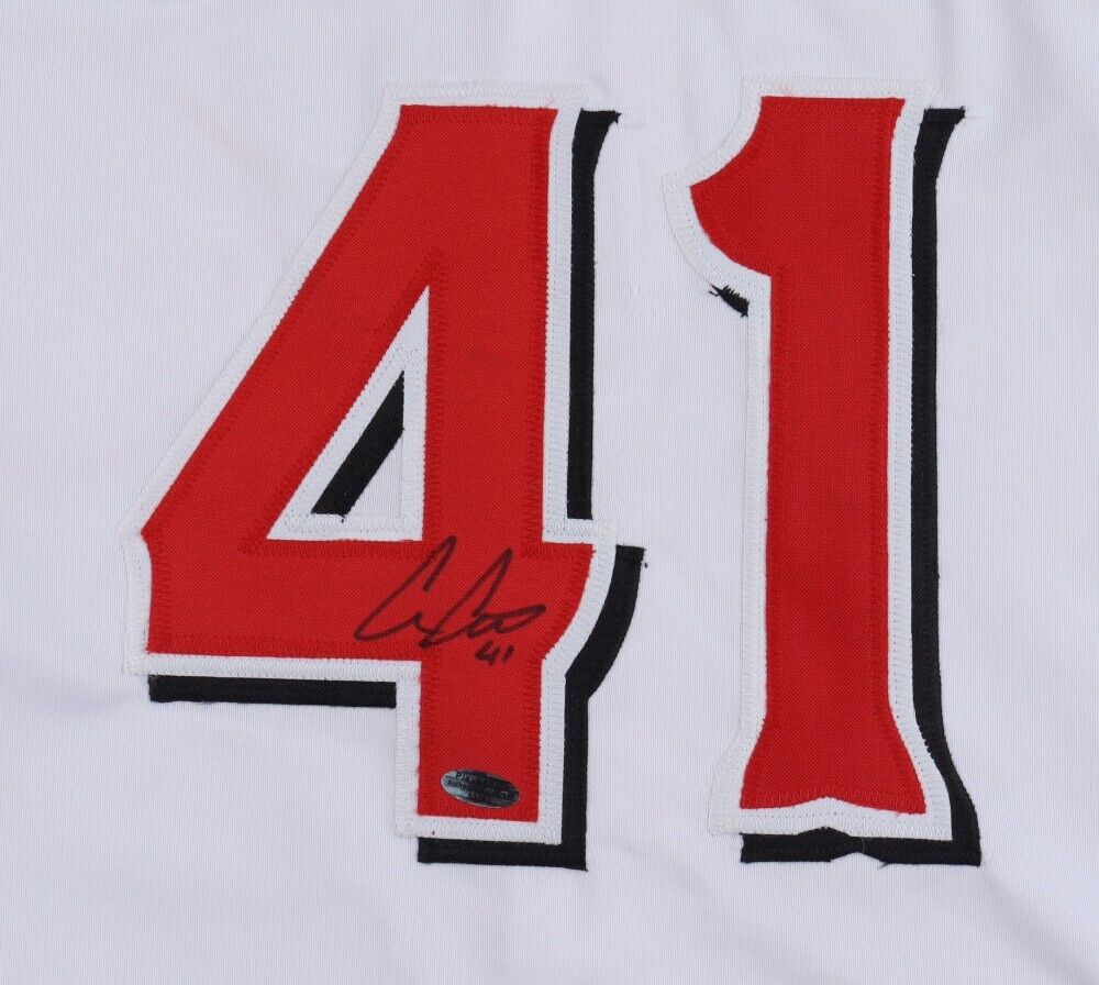 Andrew Abbott Signed Cincinnati Reds Jersey (Playball Ink) 2023 Rookie ...