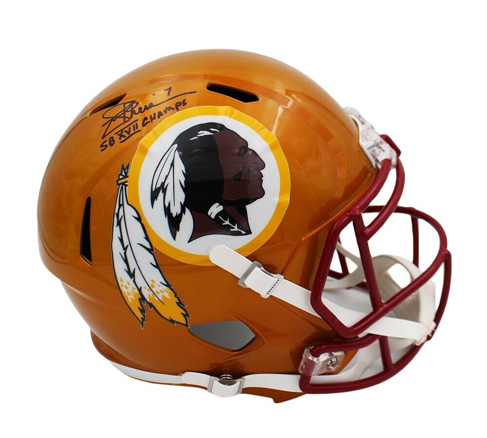 Joe Theismann Signed Washington Commanders Speed Full Size Flash Helme ...