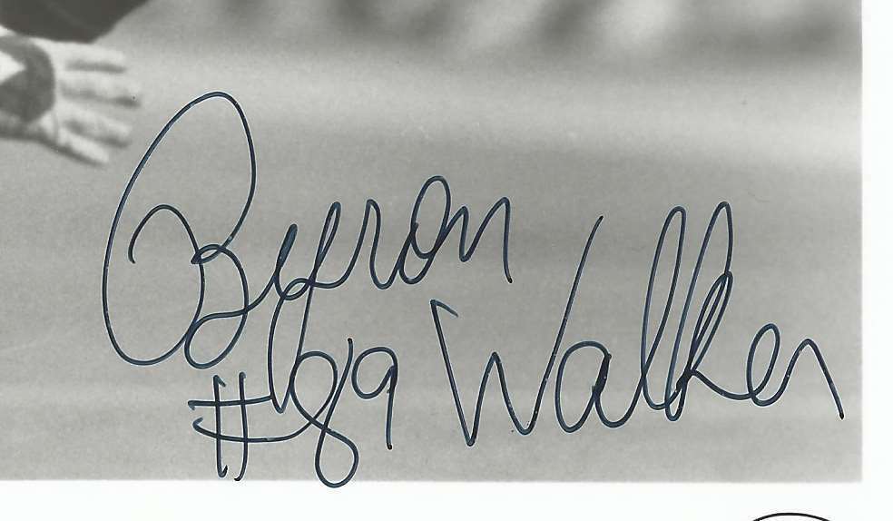 Byron Walker Seattle Seahawks Signed/Autographed 8x10 B/W Photo 150060 ...
