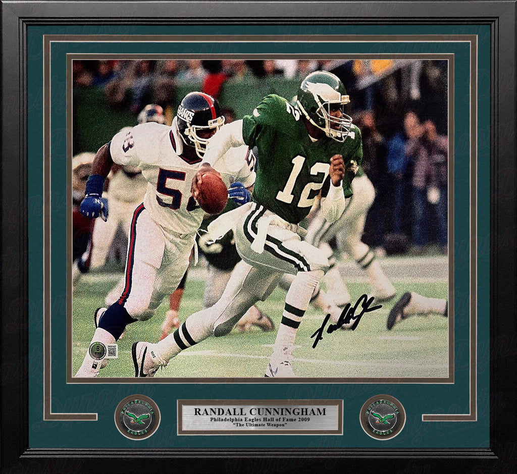 Randall Cunningham Philadelphia Eagles Autographed 11x14 Framed Photo ...