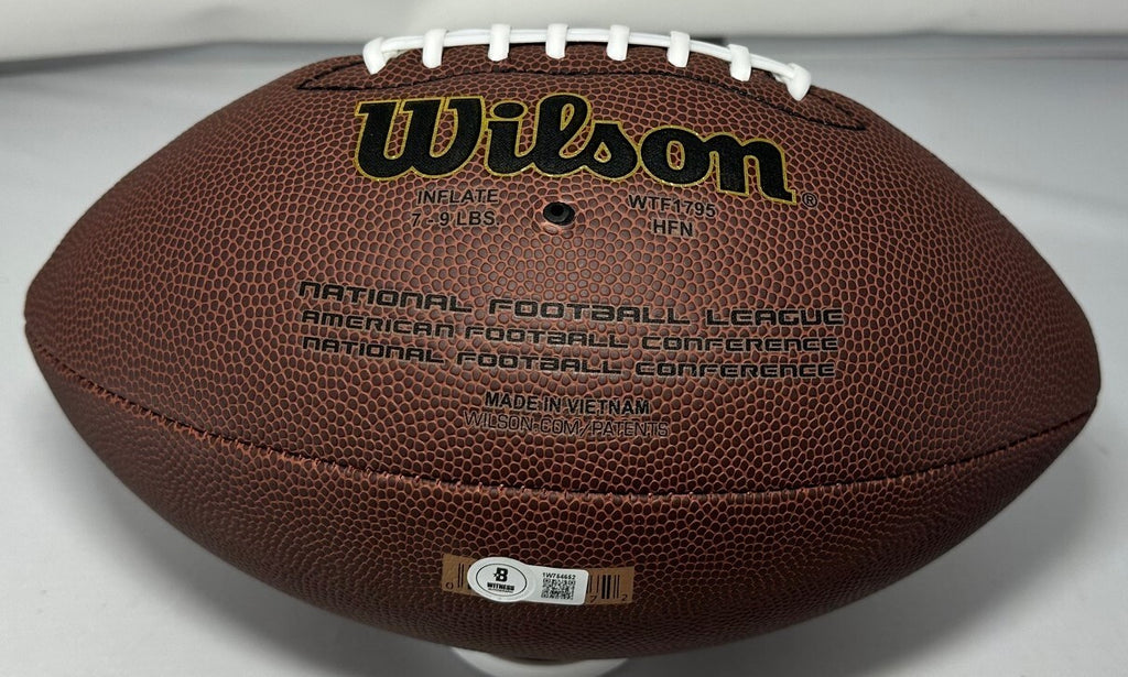 Packers DON MAJKOWSKI Signed Wilson Replica Football AUTO w/ MAJIK MAN ...